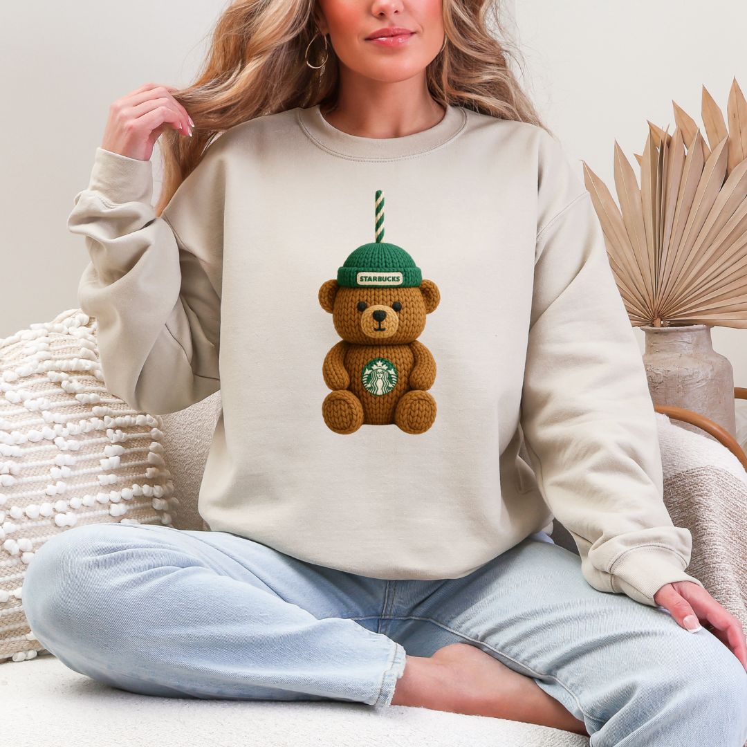Trendy Star Bear (Crewneck or Hoodie) DTF – Sweet Ts Boutique